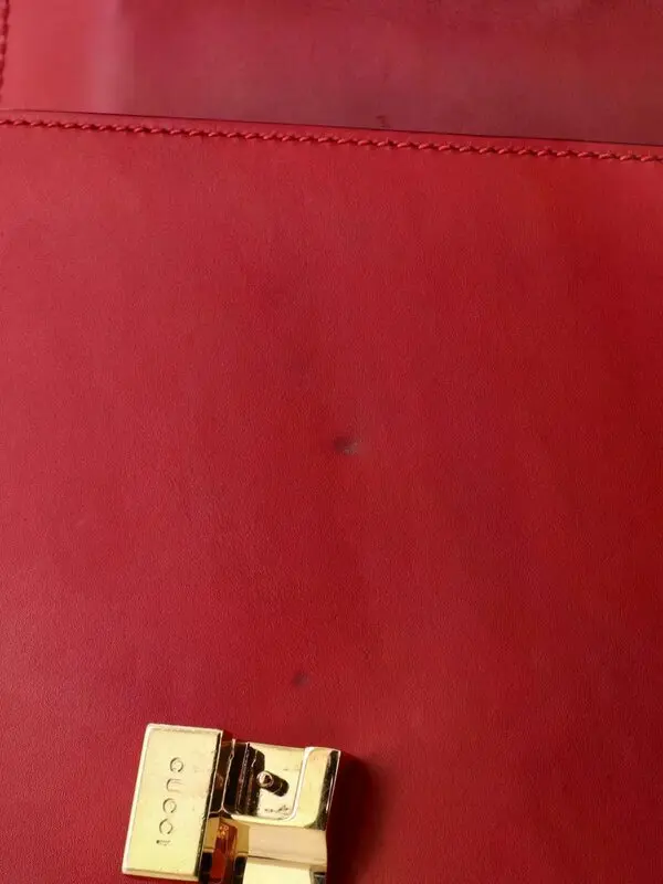 Gucci Sylvie Leather Small Shoulder Bag - Red
