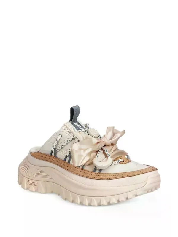 Sorel Callsign™ Bow-detail Chunky-sole Mules - Neutrals
