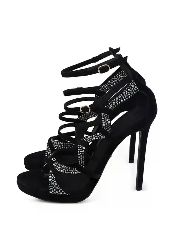 Versace Crystal-embellished Gladiator Sandals