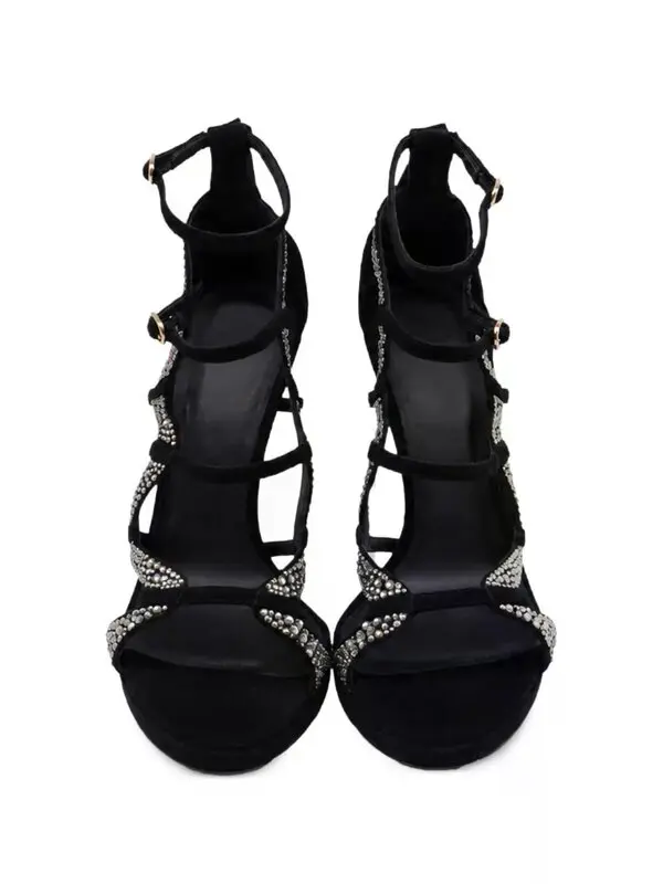 Versace Crystal-embellished Gladiator Sandals