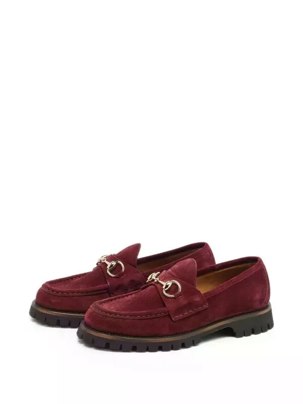 Gucci Horsebit Suede Loafers