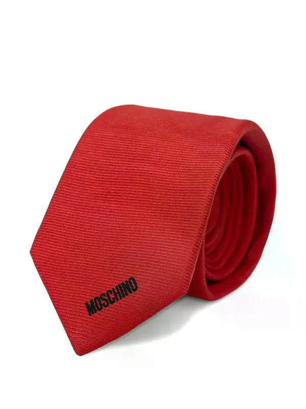 Moschino Teddy Bear Logo-print Tie