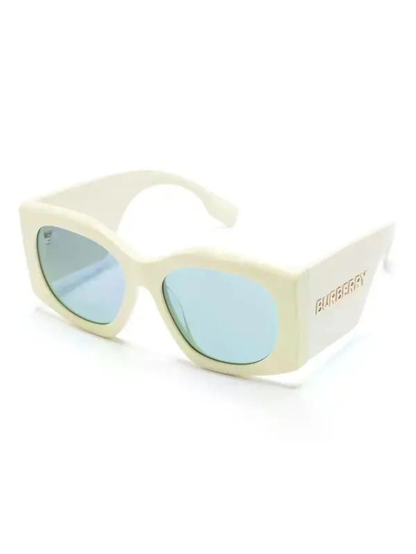 Burberry Be4388u Oversize-frame Sunglasses - Yellow