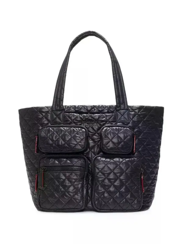 Mz Wallace Medium Metro Quilted Tote Bag - Black