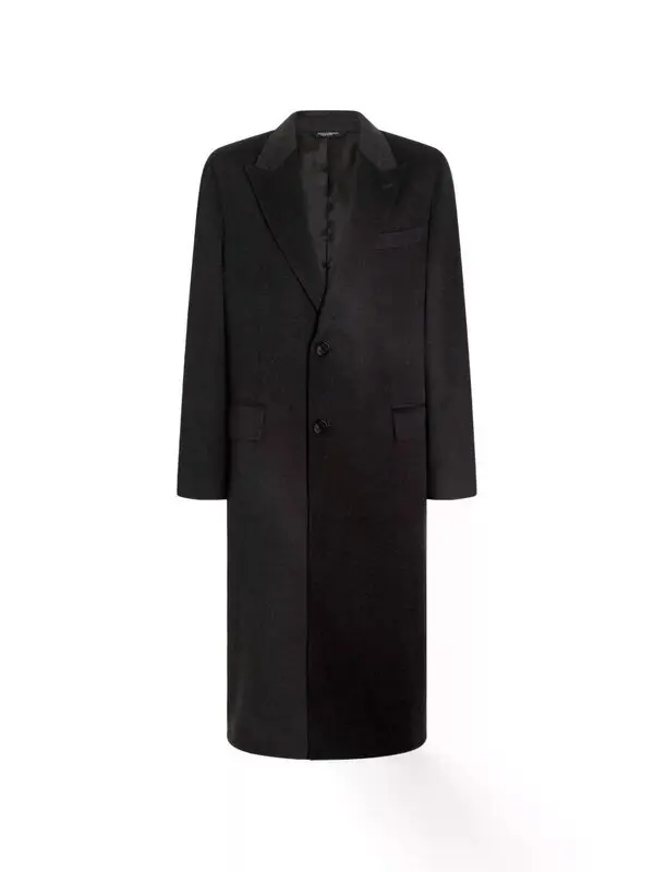 Dolce & Gabbana Single-breasted Wool Coat