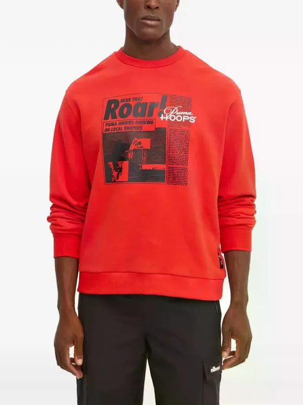 PUMA Hoops Graphic-print Sweater