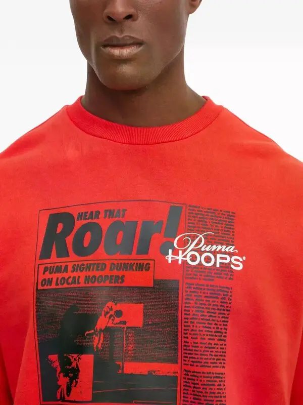 PUMA Hoops Graphic-print Sweater