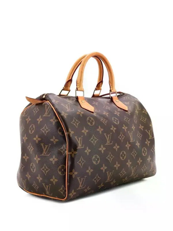 LOUIS VUITTON Speedy Handbag Monogram Canvas 30 Satchel