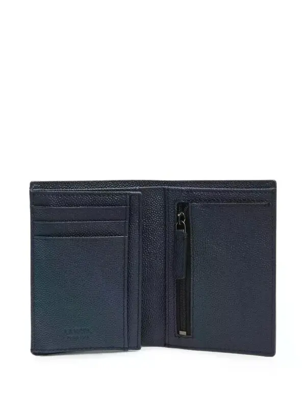 LANCEL Leon Textured Leather Wallet