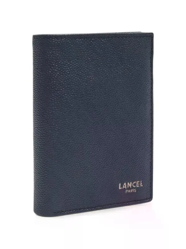LANCEL Leon Textured Leather Wallet