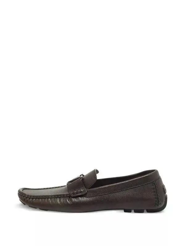 LOUIS VUITTON Monte Carlo Leather Loafers - Brown