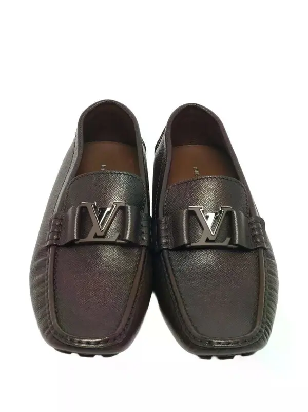 LOUIS VUITTON Monte Carlo Leather Loafers - Brown