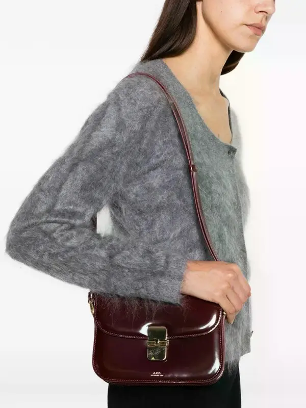 A.p.c. Grace Leather Mini Shoulder Bag