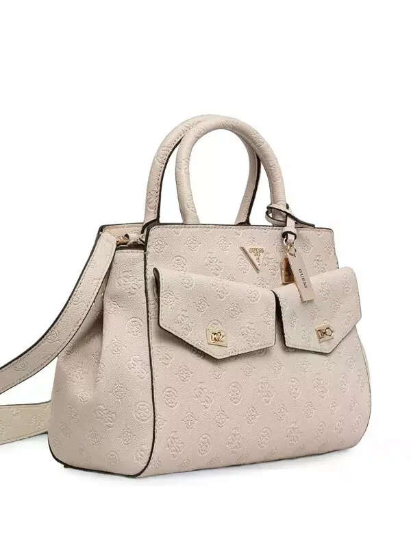 Guess Blake Logo-embossed Tote Bag - Neutrals