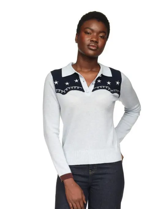 BRODIE CASHMERE Willow Western Polo