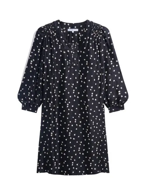 Gerard Darel Clemi Printed V-neck Mini Dress