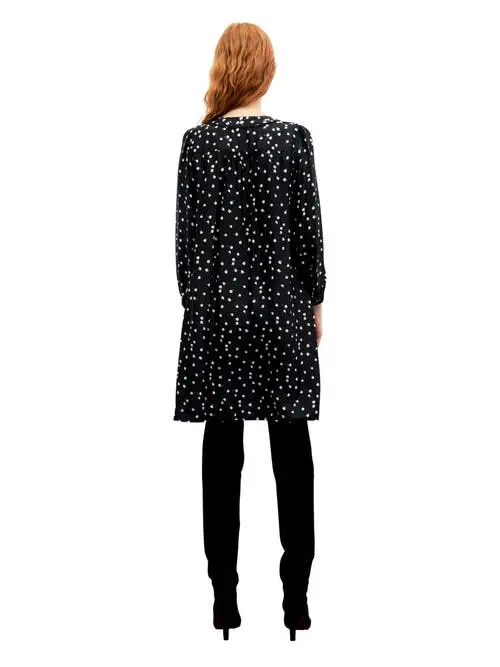 Gerard Darel Clemi Printed V-neck Mini Dress