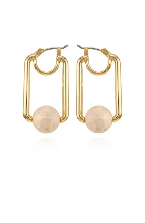 Guess Tone Serpentine Drop Earrings - Gold
