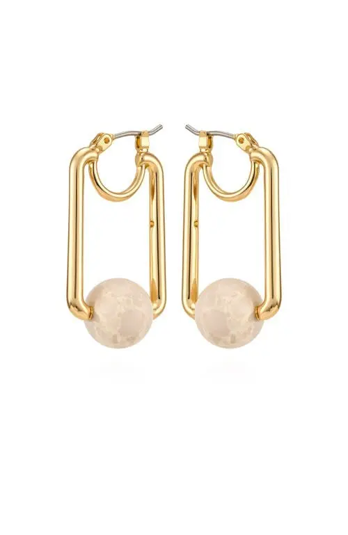 Guess Tone Serpentine Drop Earrings