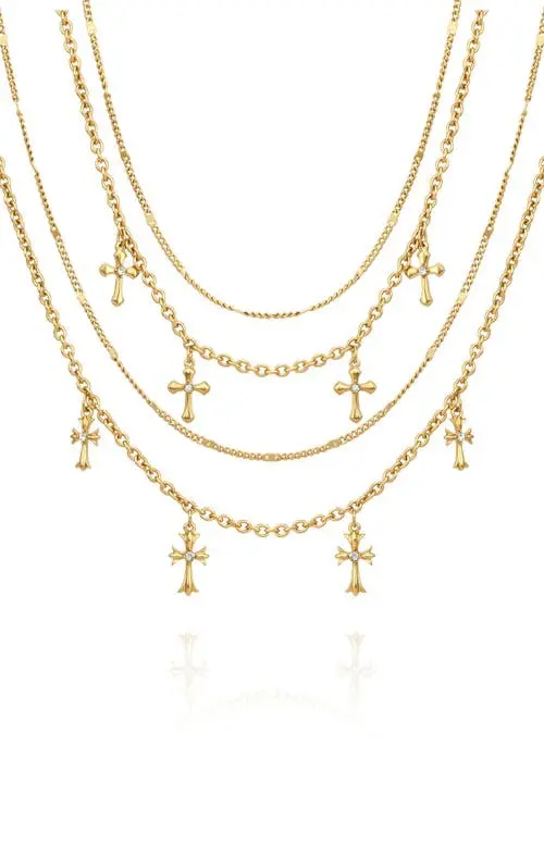 True Religion Layered Necklace - Gold