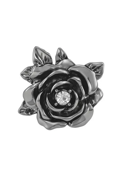 True Religion Flower Ring - Silver