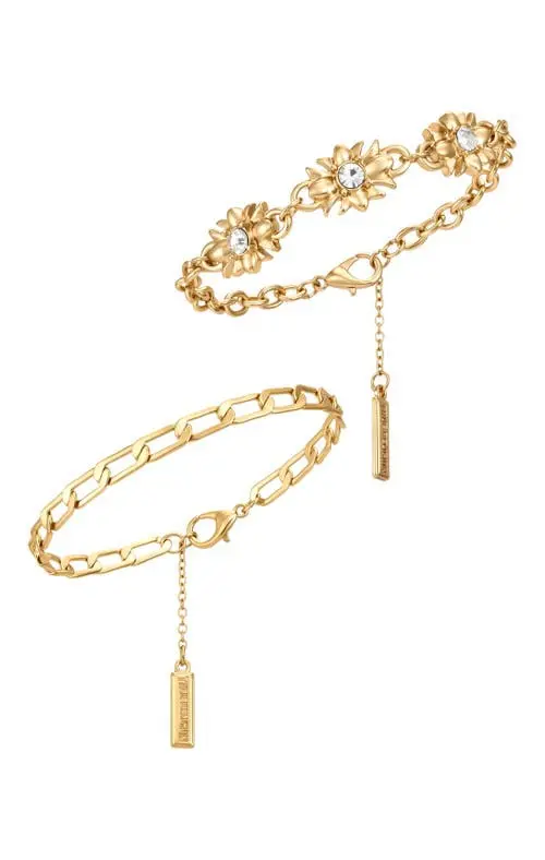 True Religion Bracelet Set - Gold
