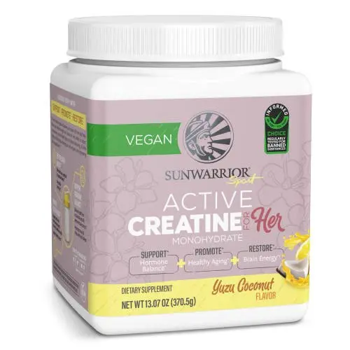 SUNWARRIOR Active Creatine Powder For Her - Yuzu Coconut