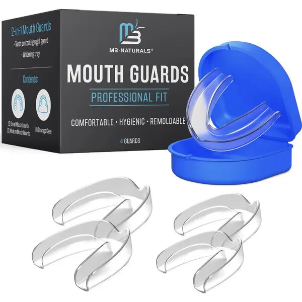 M3 Custom Fit Mouth Guards With Storage Case - No Colour