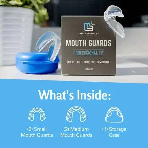 M3 Custom Fit Mouth Guards With Storage Case - No Colour