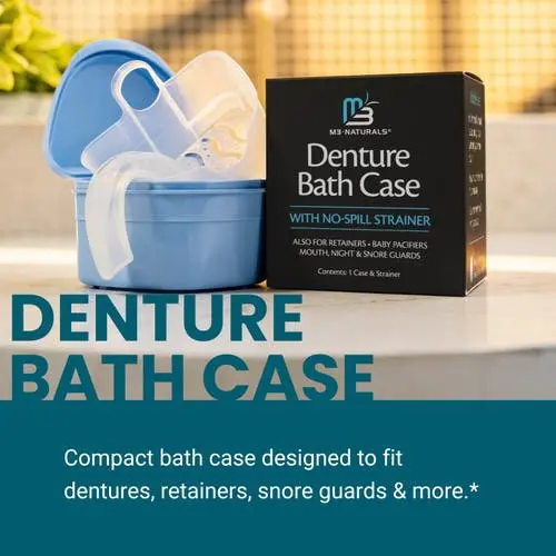 M3 Denture Bath Case For Retainers & Dentures
