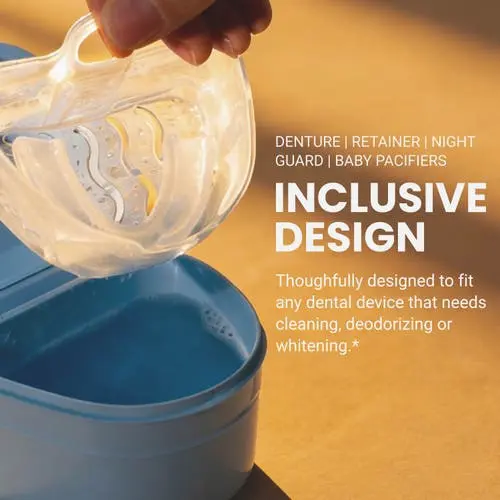 M3 Denture Bath Case For Retainers & Dentures