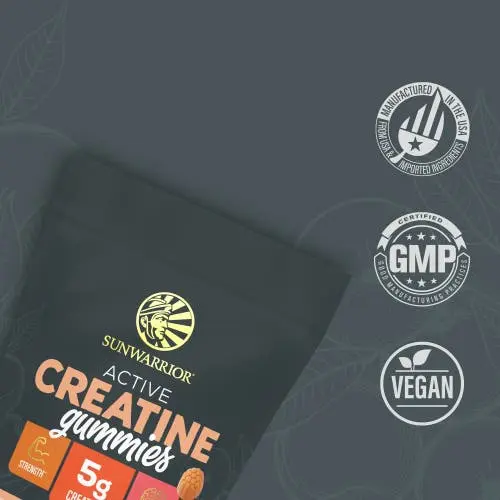 SUNWARRIOR Active Creatine Gummies - Peach