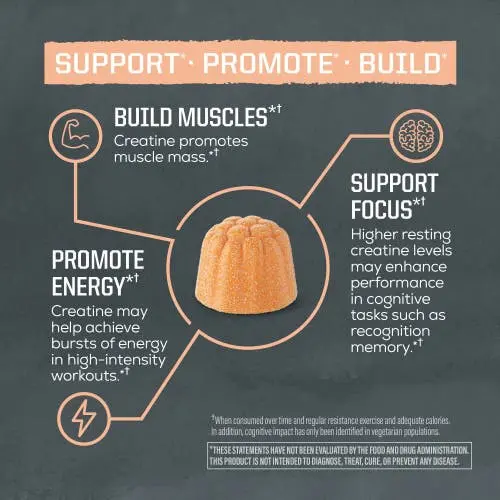 SUNWARRIOR Active Creatine Gummies - Peach