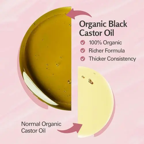 M3 Organic Black Castor Oil