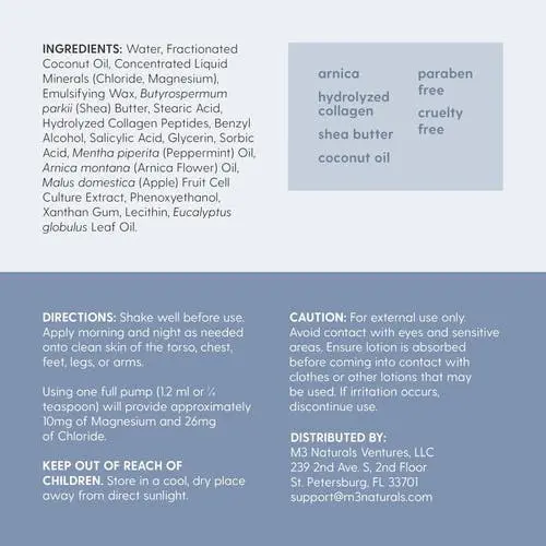 M3 Magnesium Lotion, Sore Muscle - None