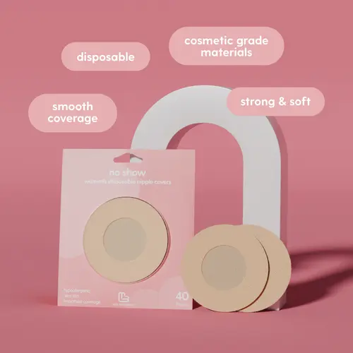 M3 No-show Disposable Nipple Covers