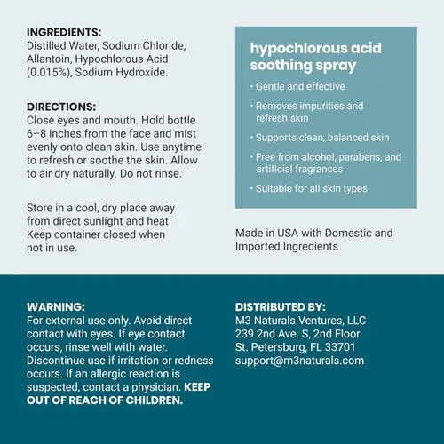 M3 Hypochlorous Acid Soothing Spray