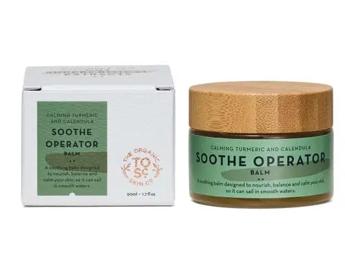 THE ORGANIC SKIN CO. Soothe Operator Calming Turmeric And Calendula Balm