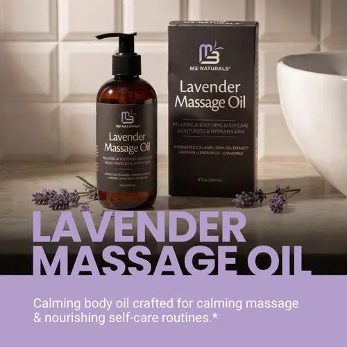 M3 Relaxing Massage Oil, Lavender
