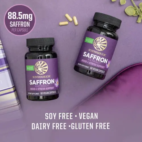 SUNWARRIOR Saffron Extract 60ct Capsules