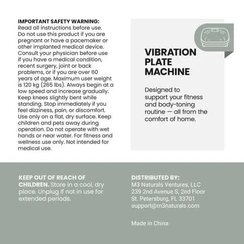 M3 Vibration Plate - None