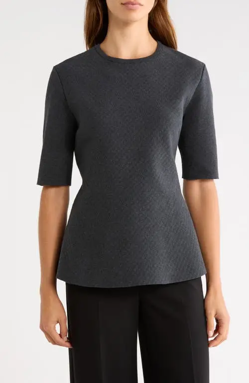 HIGH SPORT Wes Mini Check Top - Charcoal