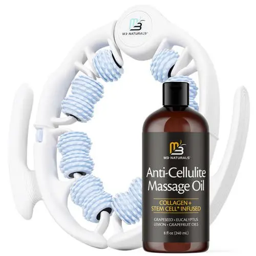 M3 Anti-cellulite Oil & Massager Bundle - None