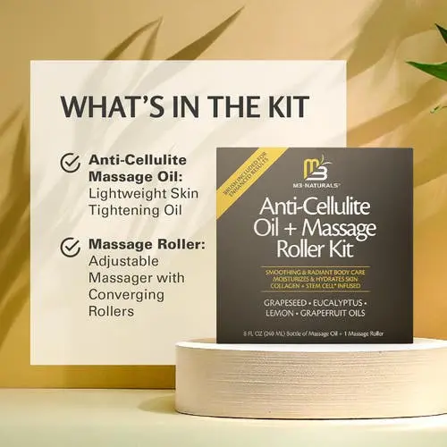 M3 Anti-cellulite Oil & Massager Bundle