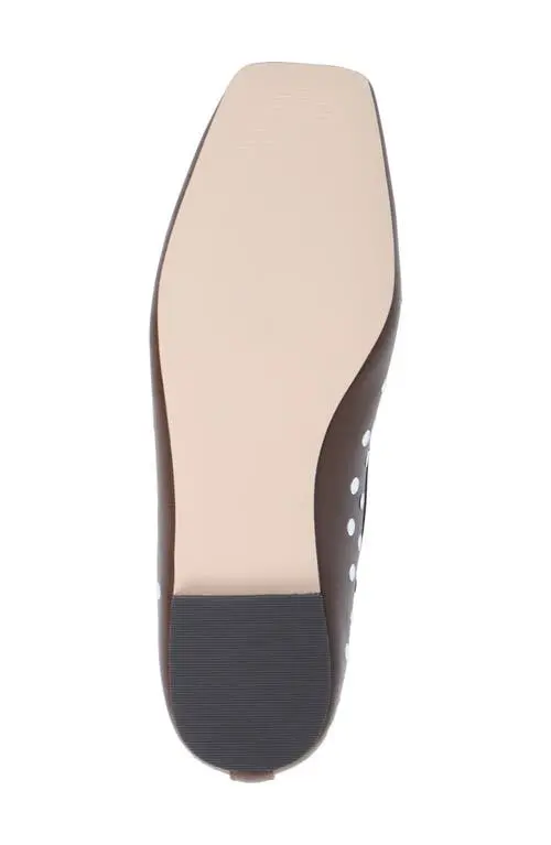 Matisse Easton Faux Leather Flat - Espresso