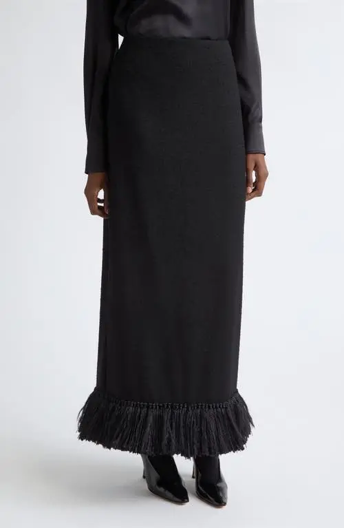 HEIRLOME Matilde Fringe Maxi Skirt