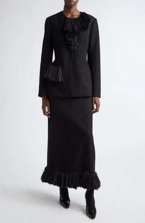 HEIRLOME Matilde Fringe Maxi Skirt