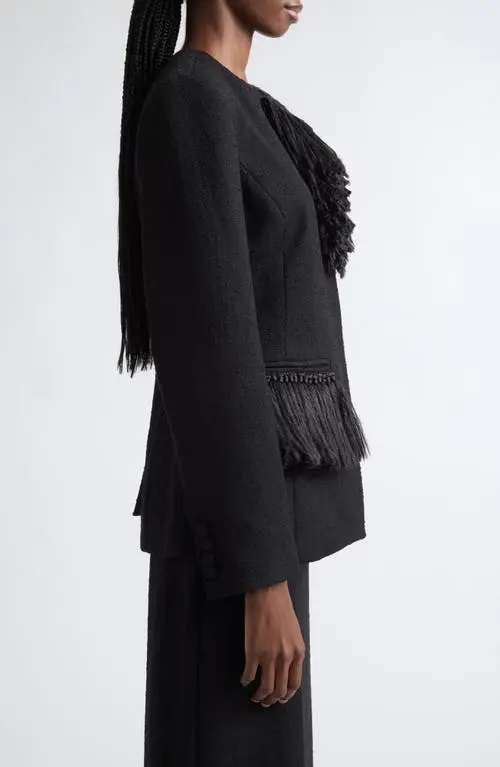 HEIRLOME Matilde Virgin Wool Blend Fringe Jacket