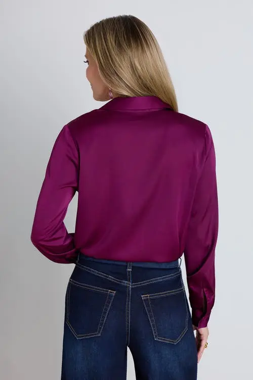 THE NOLI SHOP Ana Silk Blouse