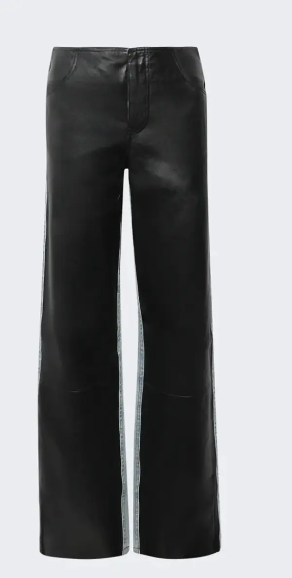 Christopher Esber Troy Deconstruct Leather Jean - Multi
